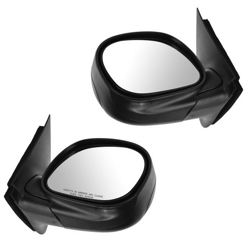 1997 Ford F150 F250 Driver & Passenger Side 2 Piece Mirror Set TRQ MRA09334